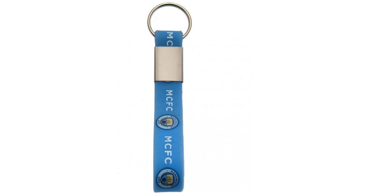 BoohooMAN Manchester City Fc Silicone Keyring in Blue for Men | Lyst UK