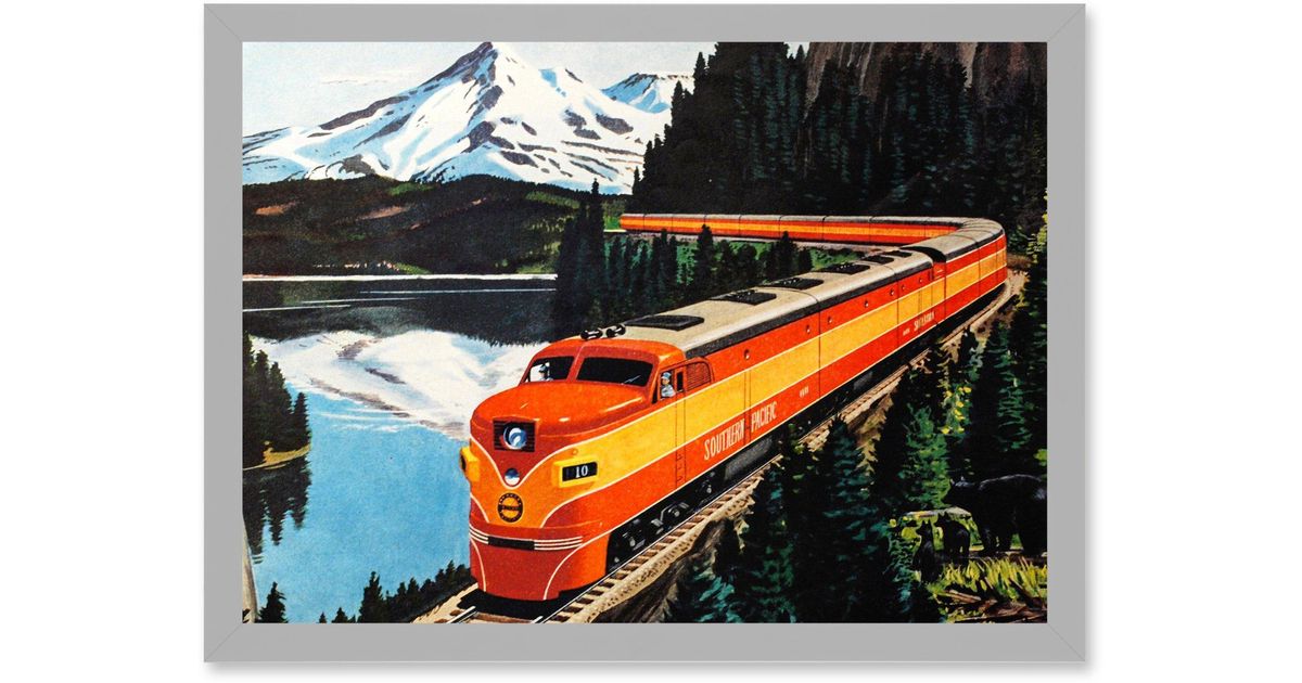 BoohooMAN Artery8 Train Rail Southern Pacific Mountain Travel Railway ...