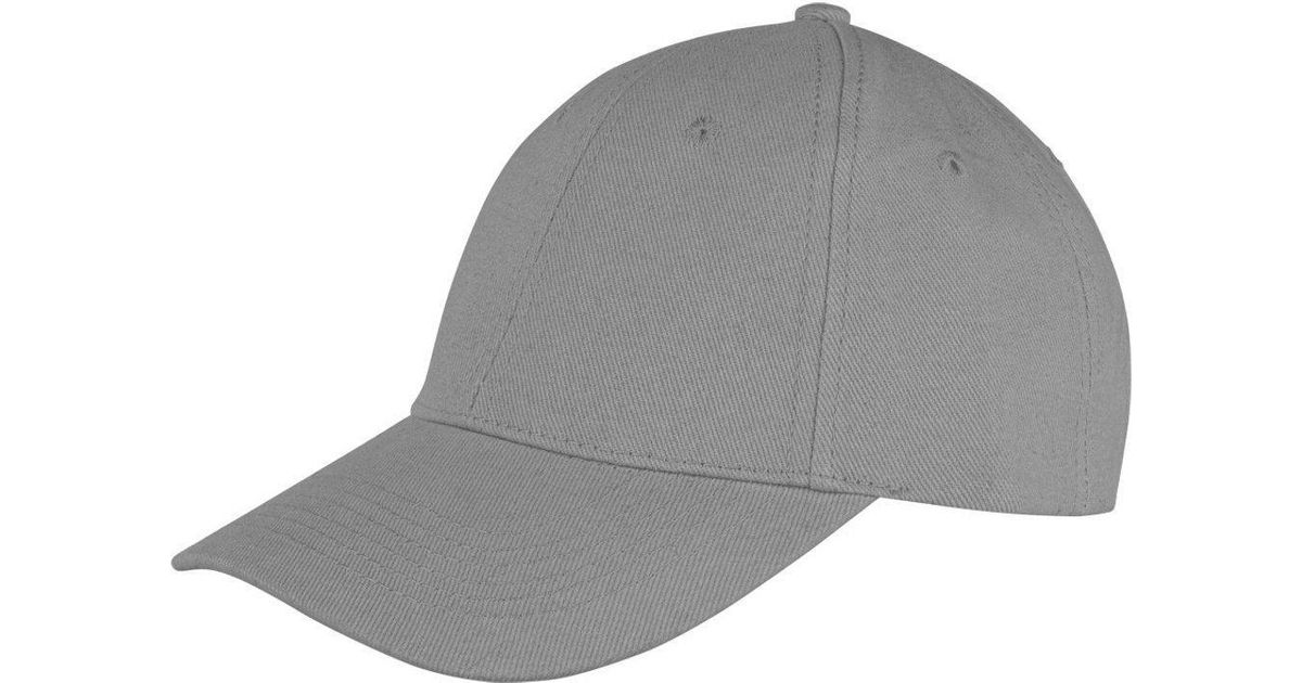 BoohooMAN Result Core Memphis 6 Panel Baseball Cap in Grey for Men ...