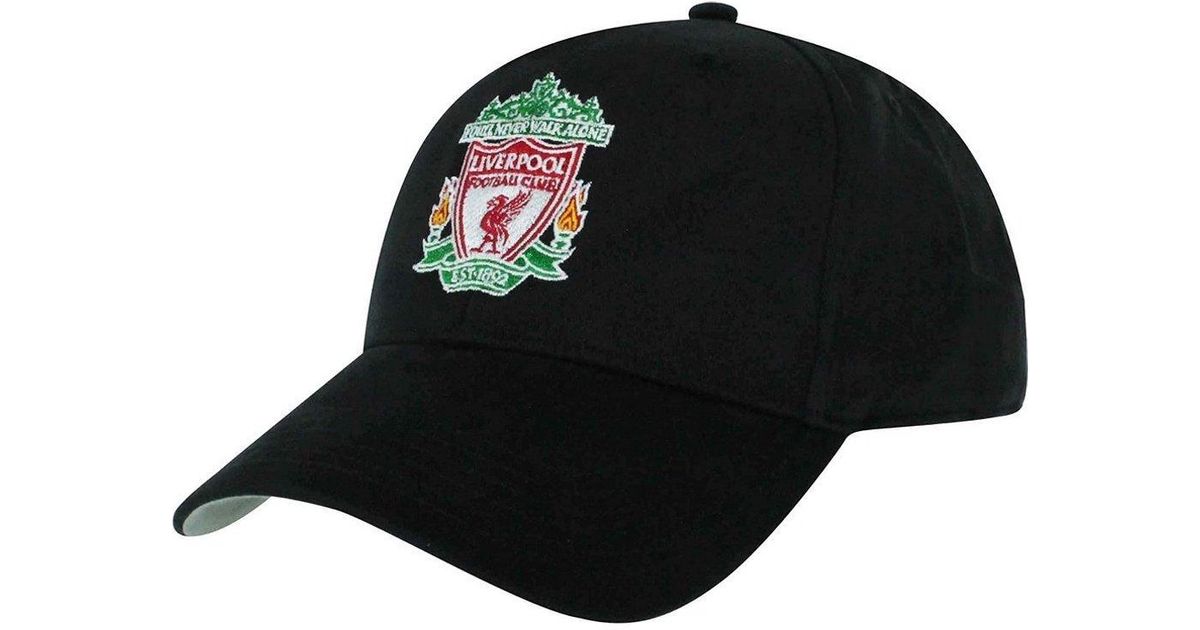 BoohooMAN Liverpool Fc Crest Cap in Black for Men | Lyst UK