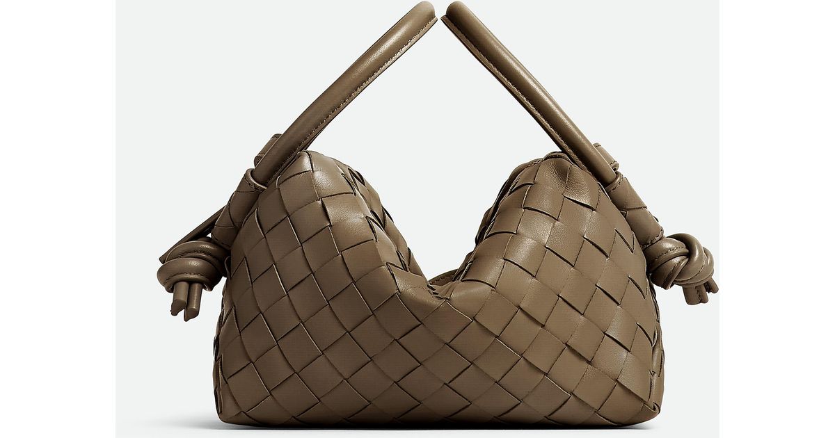 Bottega Veneta Top Handle Loop in Brown | Lyst