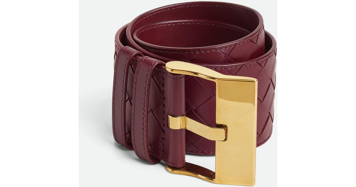 Bottega Veneta Large Watch Belt in Red | Lyst