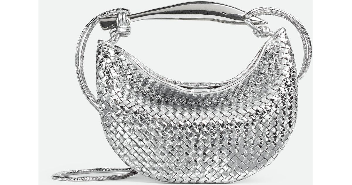 Bottega Veneta Baby Sardine in White | Lyst