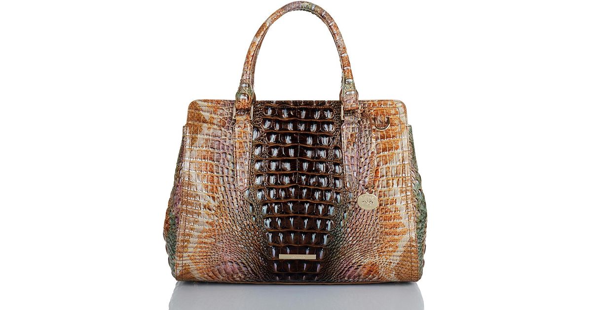 Brahmin Small Finley in Brown | Lyst