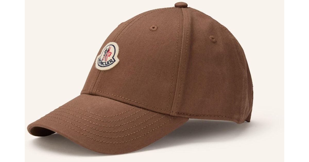 Moncler Cap in Braun | Lyst DE