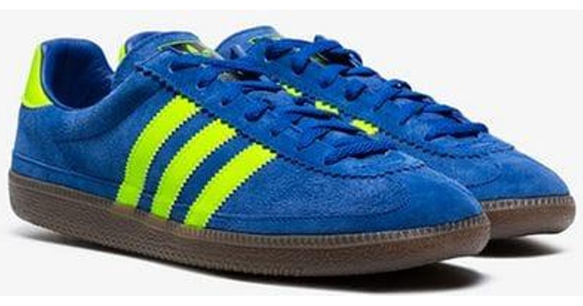 adidas Blue And Green X Spezial Whalley Suede Low Top Sneakers for Men ...