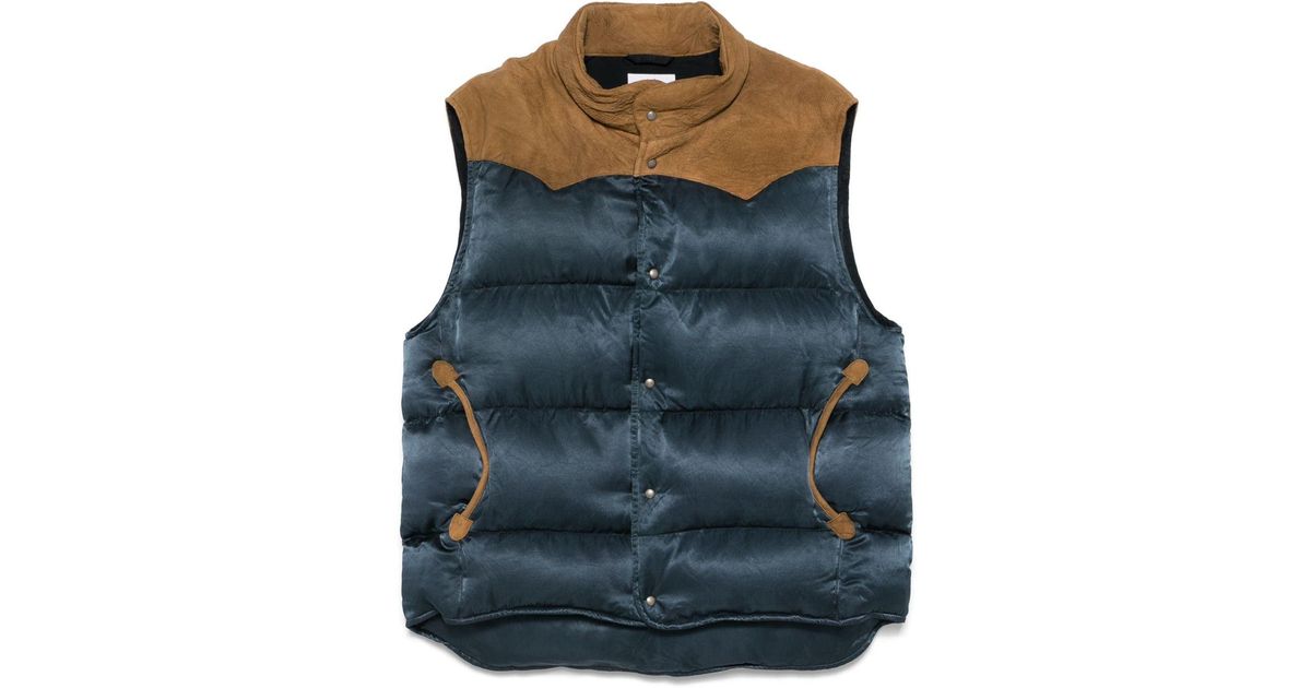 Visvim Colter Gilet in Blue for Men | Lyst UK