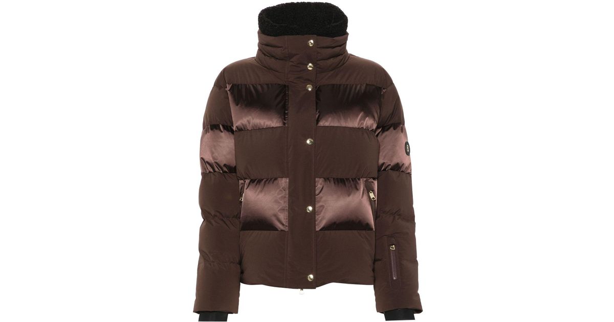 Bogner Naja Down Jacket in Brown | Lyst UK