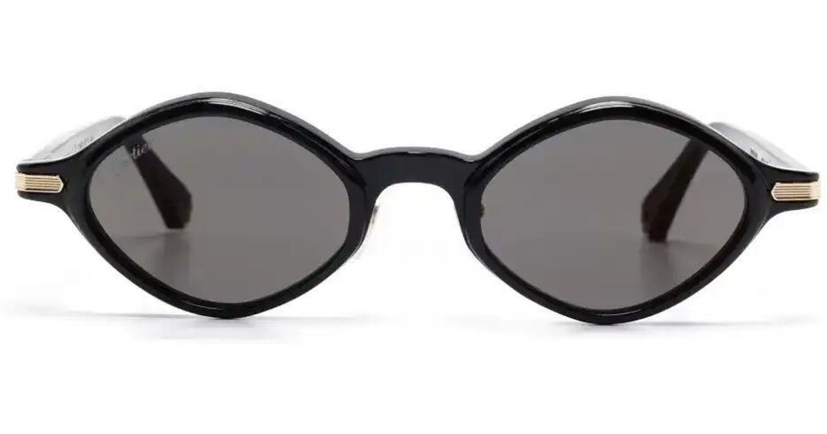 Cartier Ct0540S Sunglasses in Black | Lyst