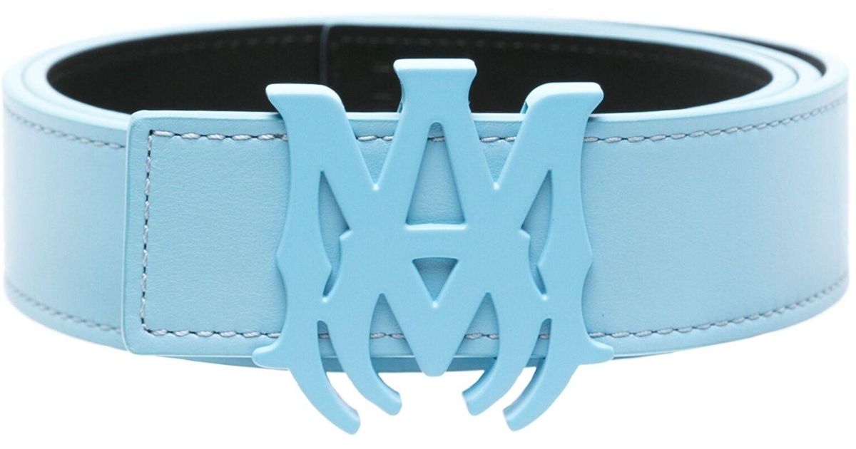 Amiri Reversible Logo-buckle Leather Belt - Men's - Calf Leather in ...
