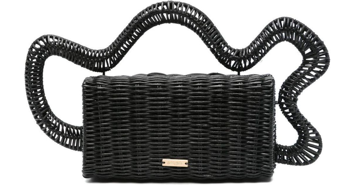Cult Gaia Mini Elsa Tote Bag in Black | Lyst UK