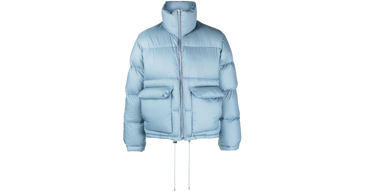 AURALEE Super Light Nylon Ripstop Puffer Jacket in Blue for Men | Lyst UK