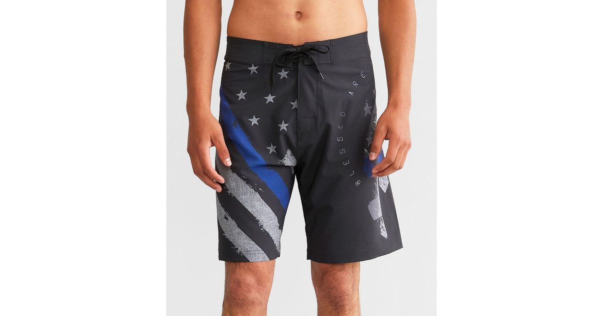Howitzer Respect Spartan Stretch Boardshort in Blue for Men | Lyst