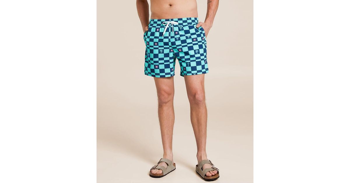Chubbies The Great Checks Swim Trunks in Blue for Men | Lyst