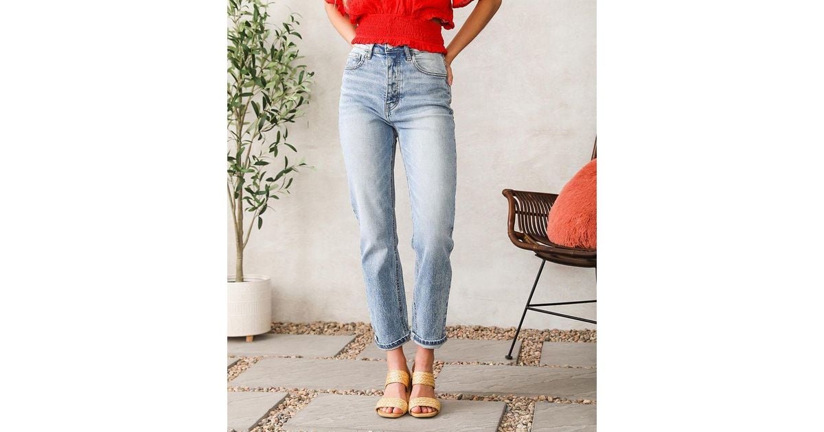 KanCan Signature;KanCan Kan Can Signature Baggy Fit Stretch Jean in Blue | Lyst