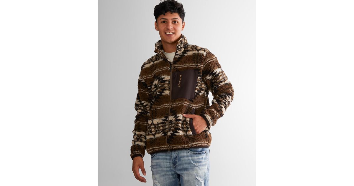 Ariat Mammoth Tek® Sherpa Jacket in Brown for Men | Lyst