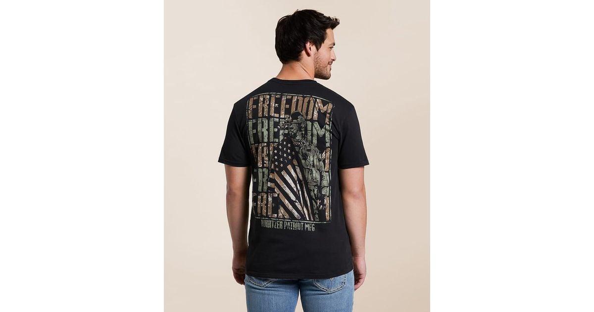 Howitzer Freedom Warrior T-Shirt in Black for Men | Lyst