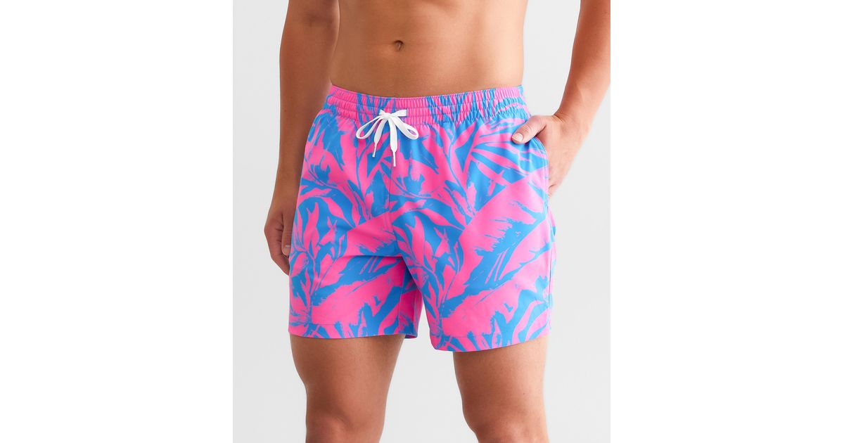 Chubbies The Palm Springers Stretch Swim Trunks in Blue for Men | Lyst