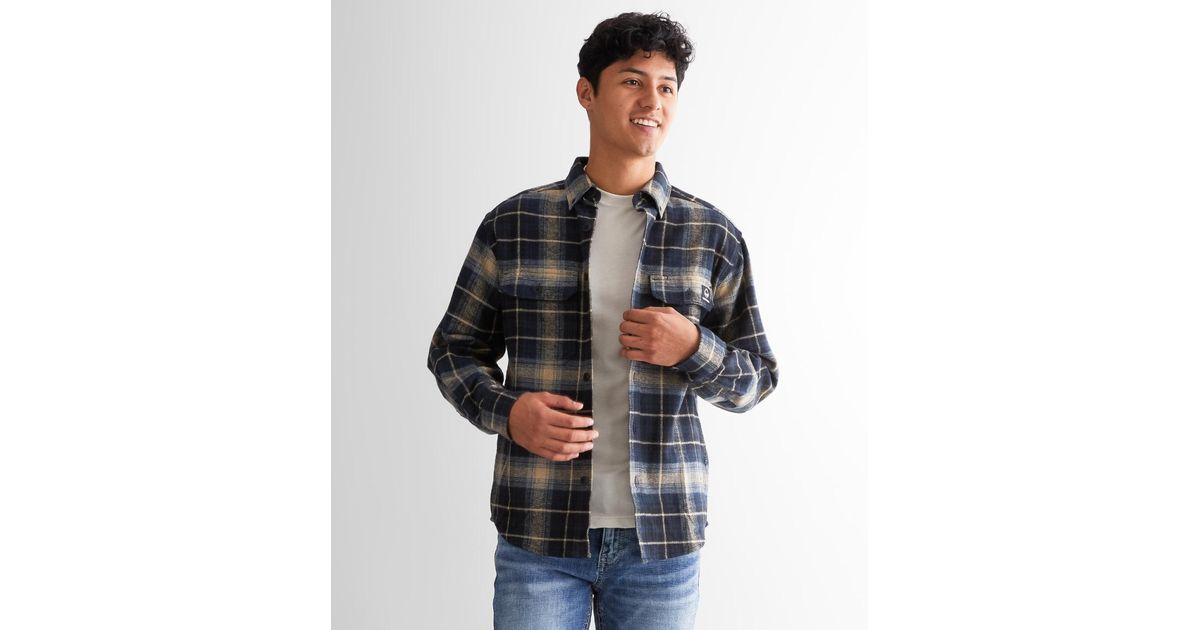 Wolverine Glacier Heavyweight Flannel Shirt in Black for Men | Lyst