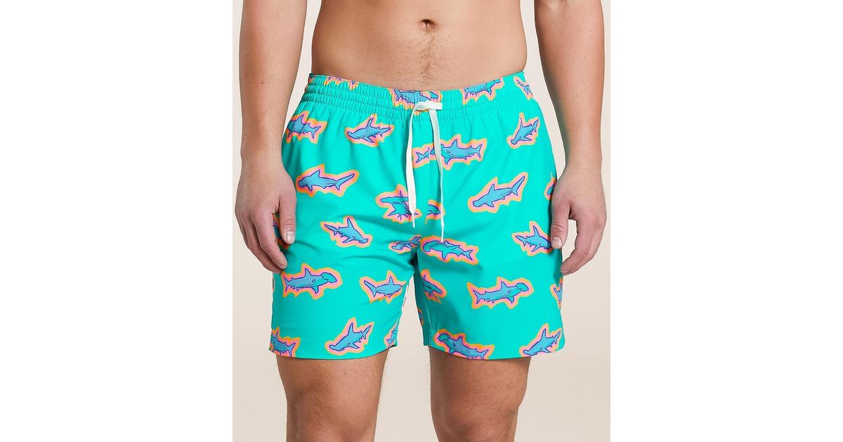 Chubbies The Apex Swimmers Stretch Swim Trunks in Blue for Men | Lyst