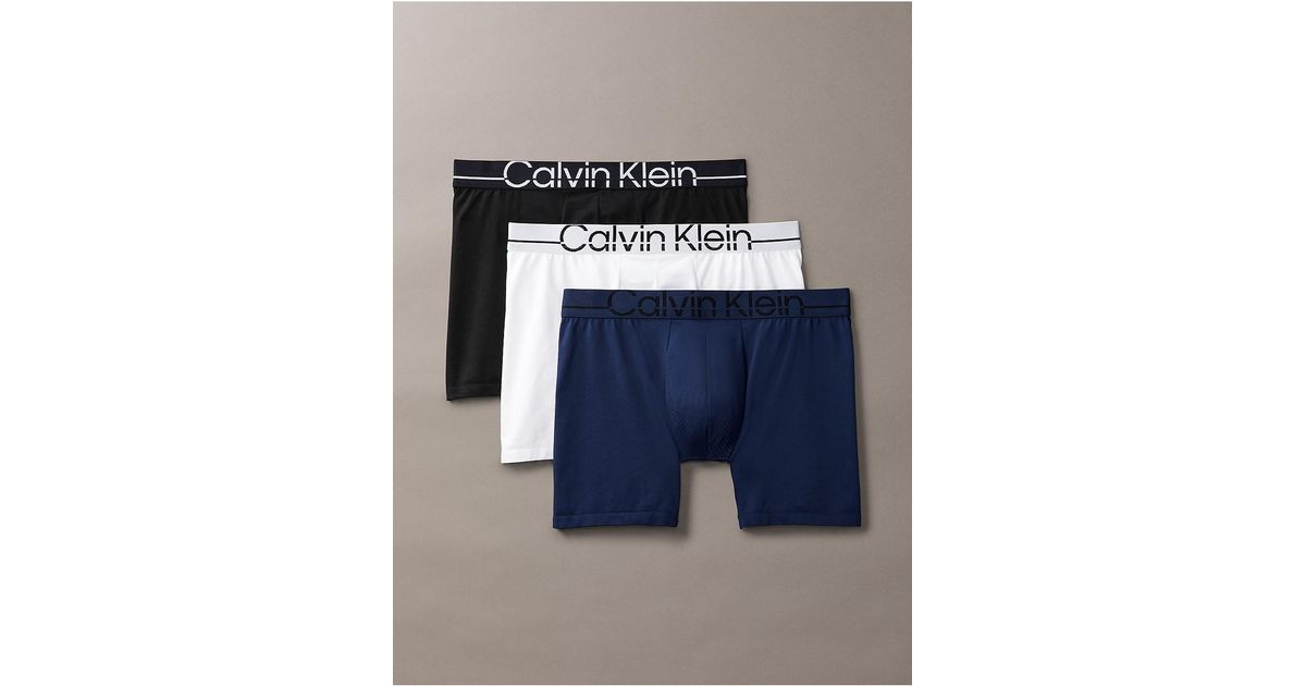 Calvin Klein Pro Fit 3-Pack Micro Boxer Brief in Blue for Men | Lyst