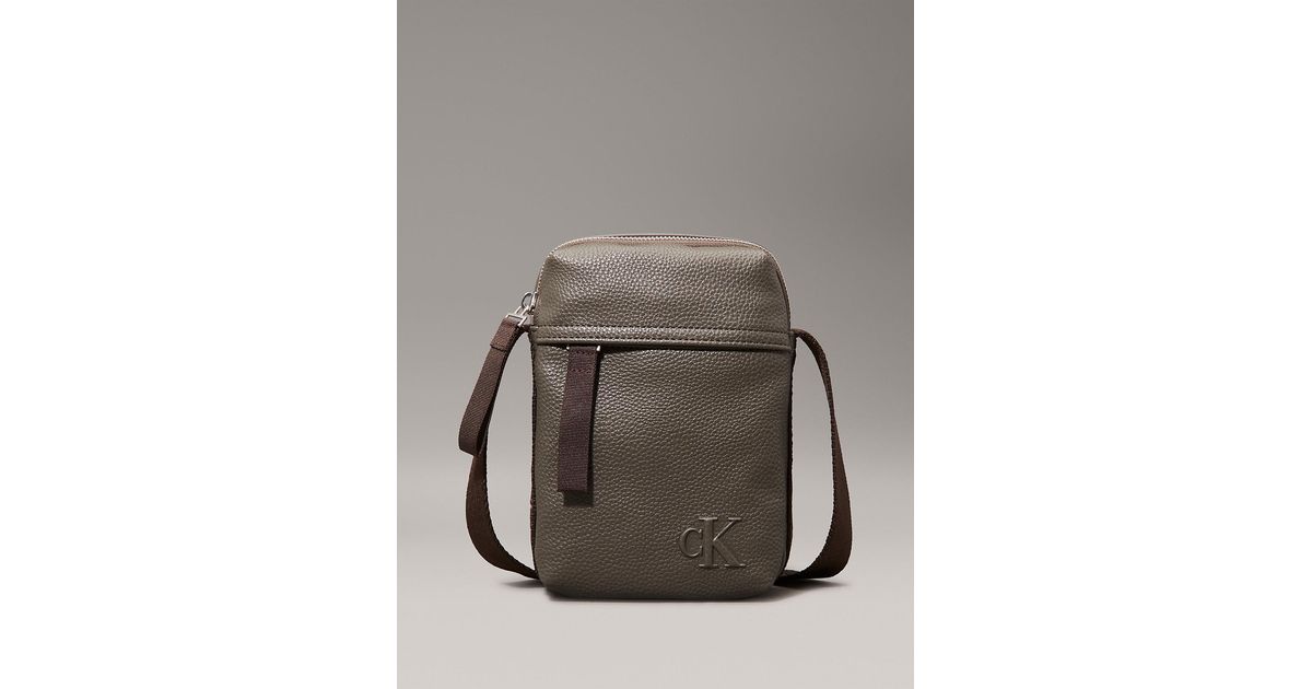 Calvin Klein Small Reporter Bag in Grey for Men | Lyst UK
