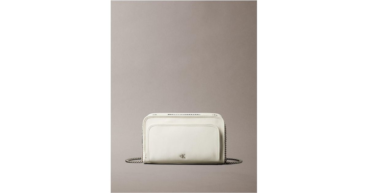 Calvin Klein Calvin Klein Utility Chain Camera Bag in Natural | Lyst