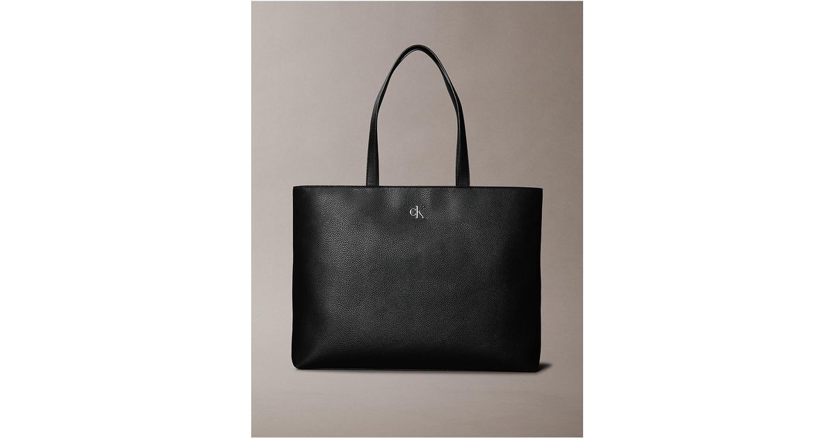 Calvin Klein Archive Hardware Tote Bag in Black | Lyst