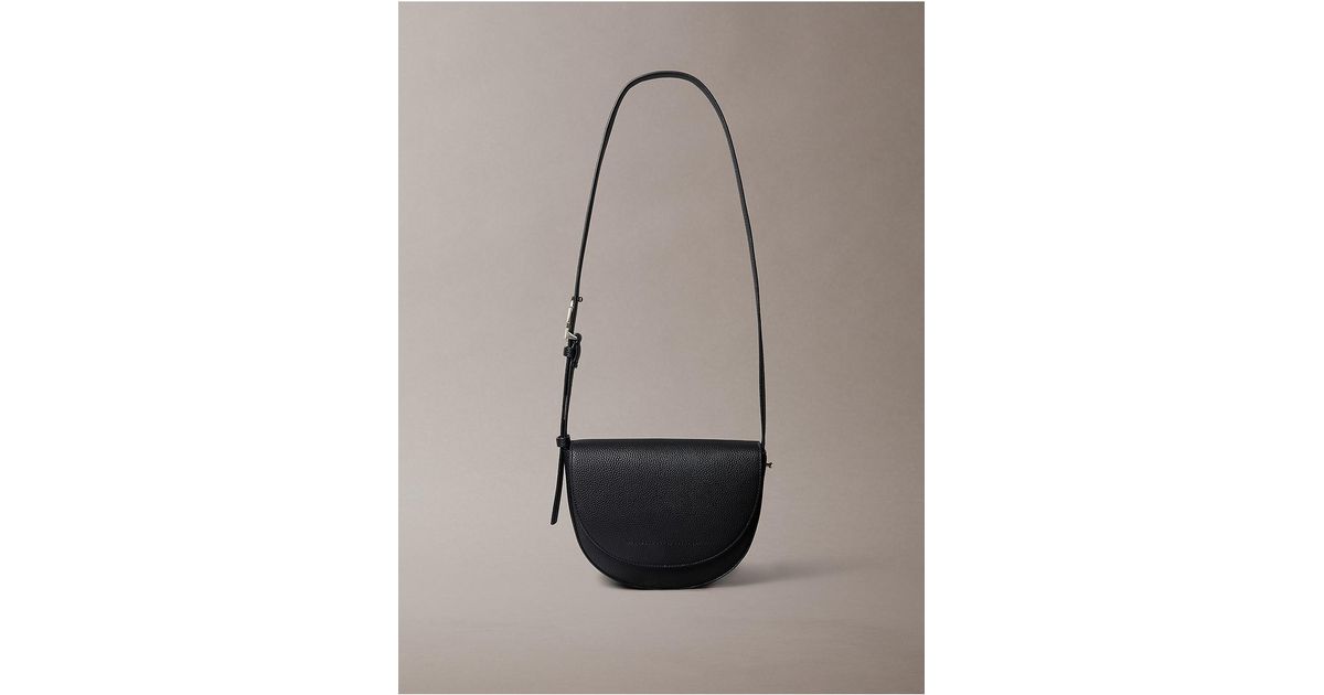 Calvin Klein Archive Hardware Saddle Bag in Black | Lyst