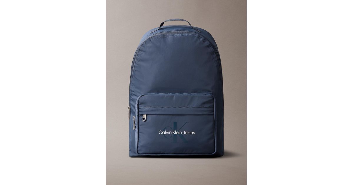Calvin Klein Laptop Backpack in Blue for Men | Lyst UK