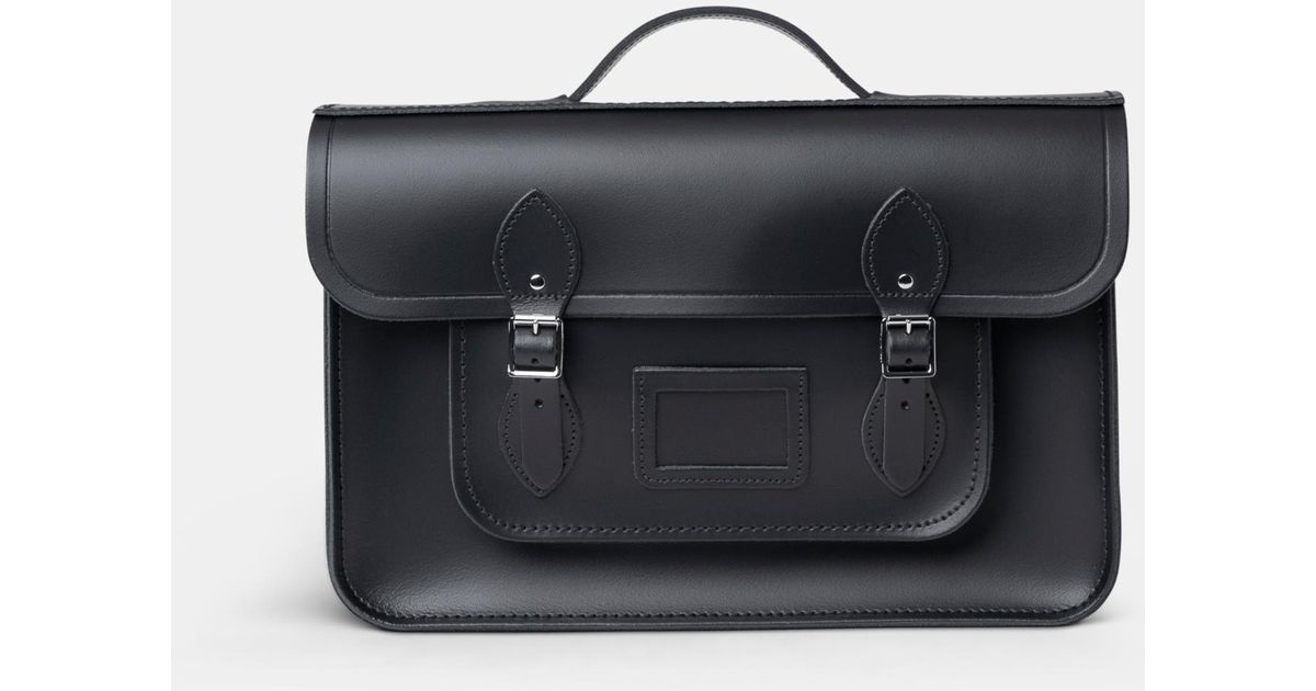 Cambridge Satchel Company The 15 Inch Batchel in Black | Lyst