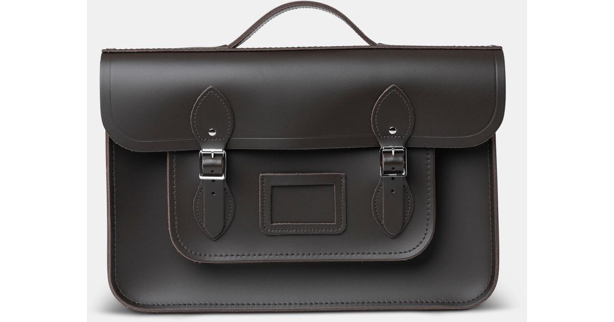 Cambridge Satchel Company The 15 Inch Batchel in Black | Lyst UK