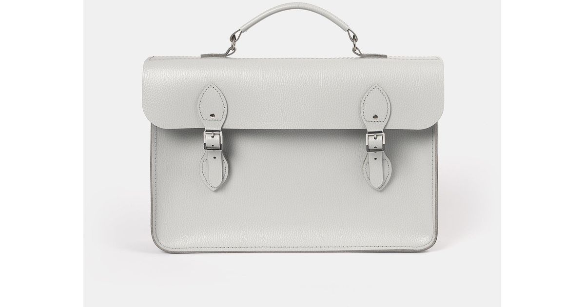 Cambridge Satchel Company The Briefcase in Grey for Men | Lyst UK