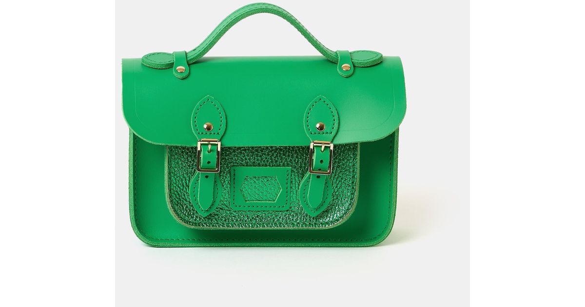 Cambridge Satchel Company The Mini in Green | Lyst