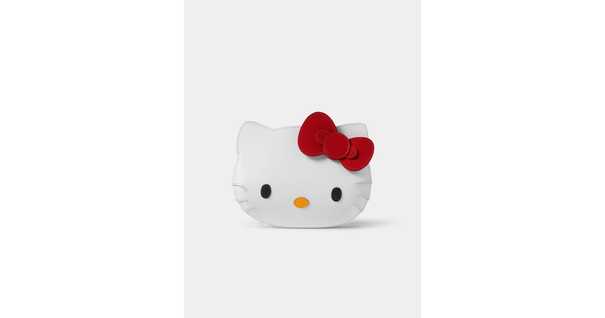 Cambridge Satchel Company The Mini Hello Kitty Face Bag in White | Lyst UK