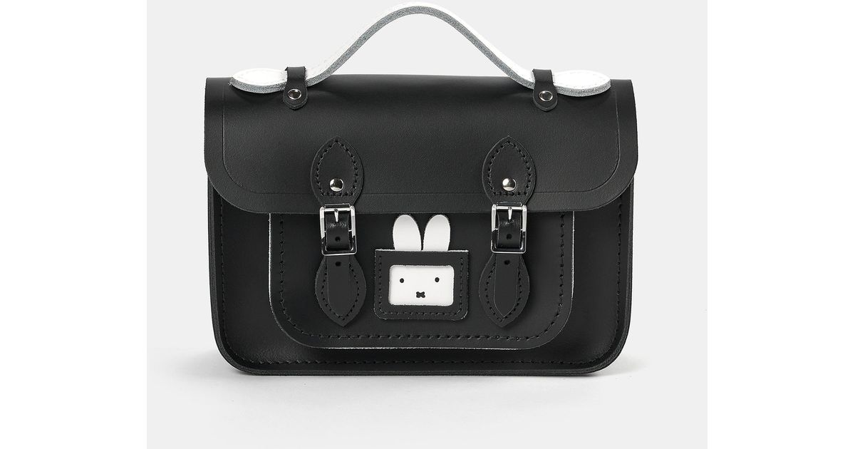 Cambridge Satchel Company The Peekaboo Miffy Mini Satchel in Black | Lyst