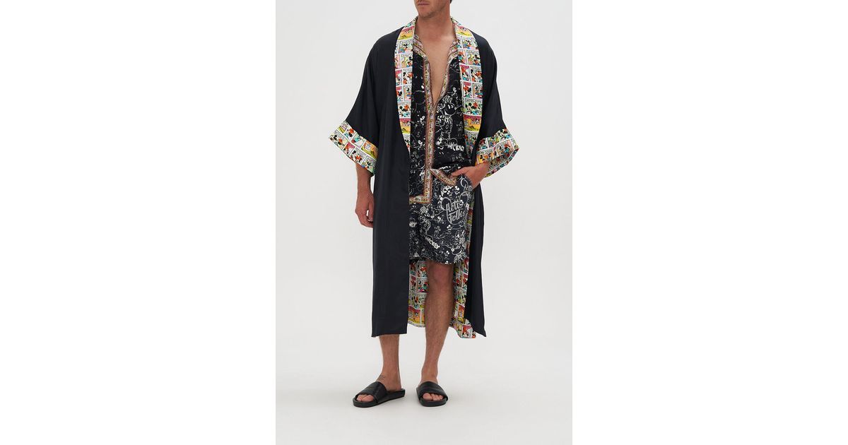 Camilla eBoutique Long Line Reversible Robe Mickey Takes A Trip in ...