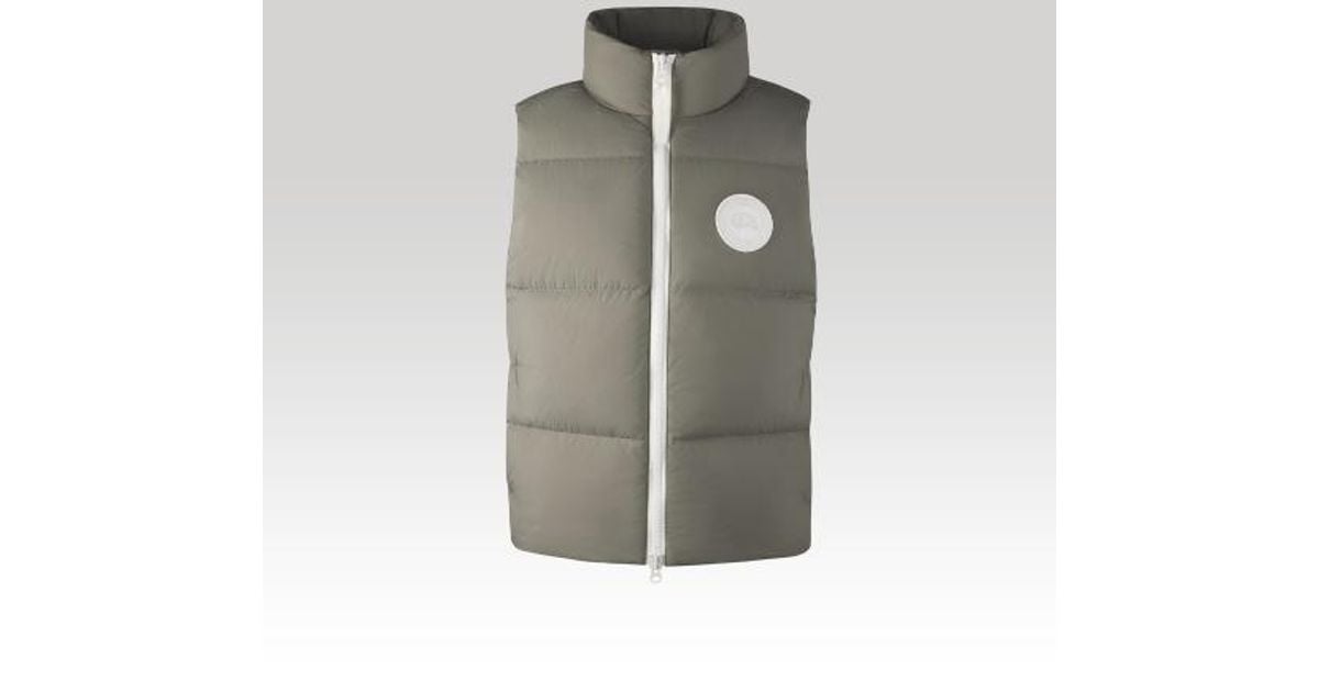 Canada Goose Lawrence Puffer Vest Disc (, , S) in Gray for Men | Lyst