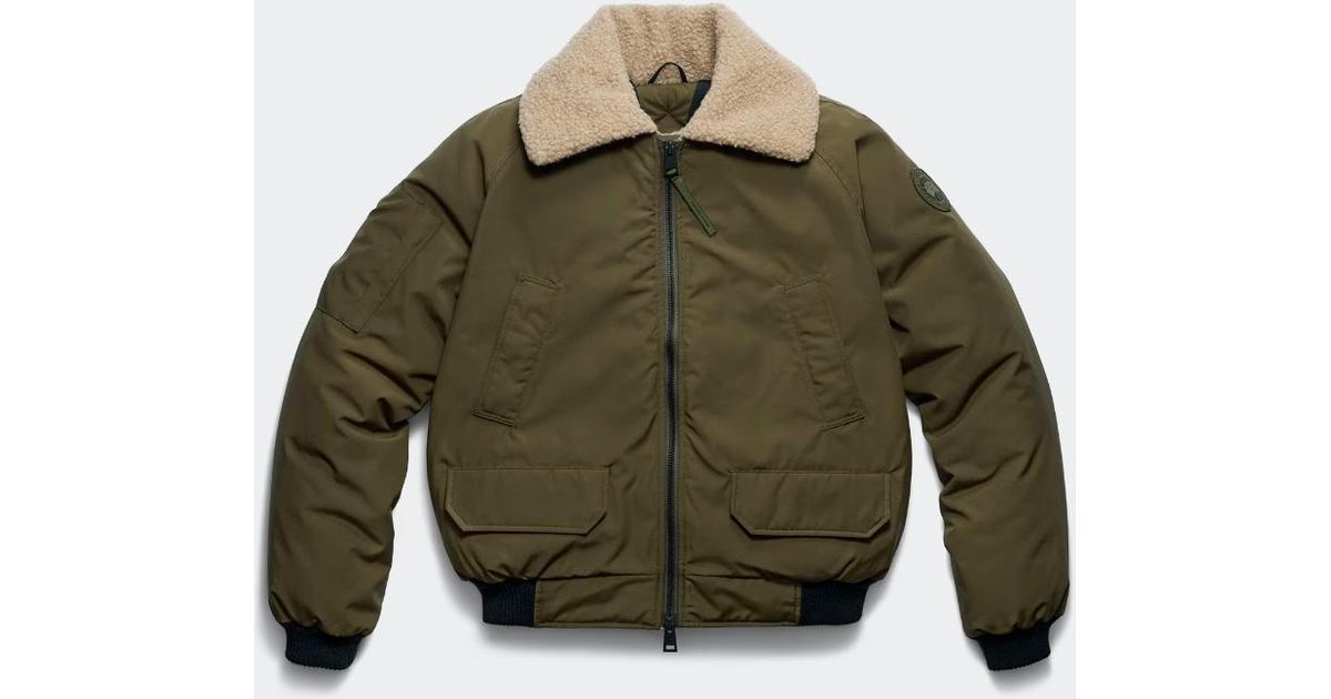 Canada Goose Chilliwack Aviator Bomber in Green for Men | Lyst UK