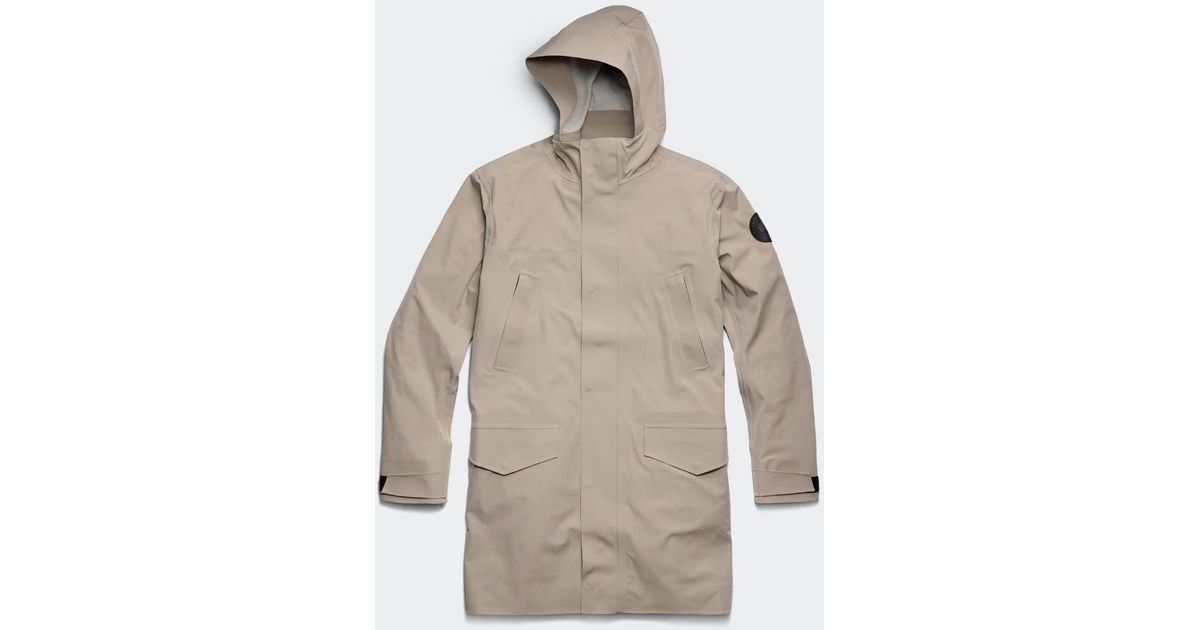 Canada Goose Barclay Rain Jacket Label in Grey for Men | Lyst UK