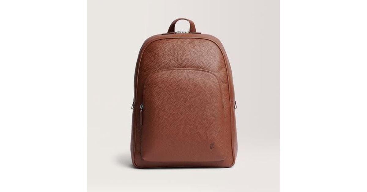 Carl Friedrik Leather Backpack- Full-Grain Leather in Brown | Lyst