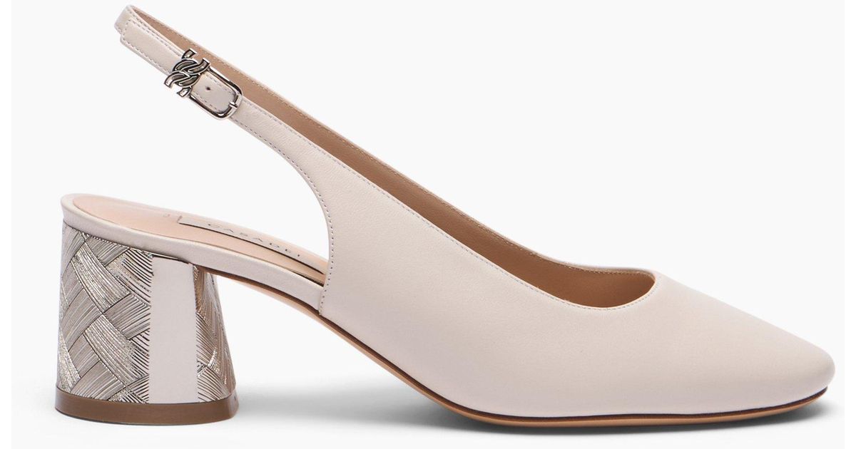 Casadei Reflex Pump in White | Lyst Canada