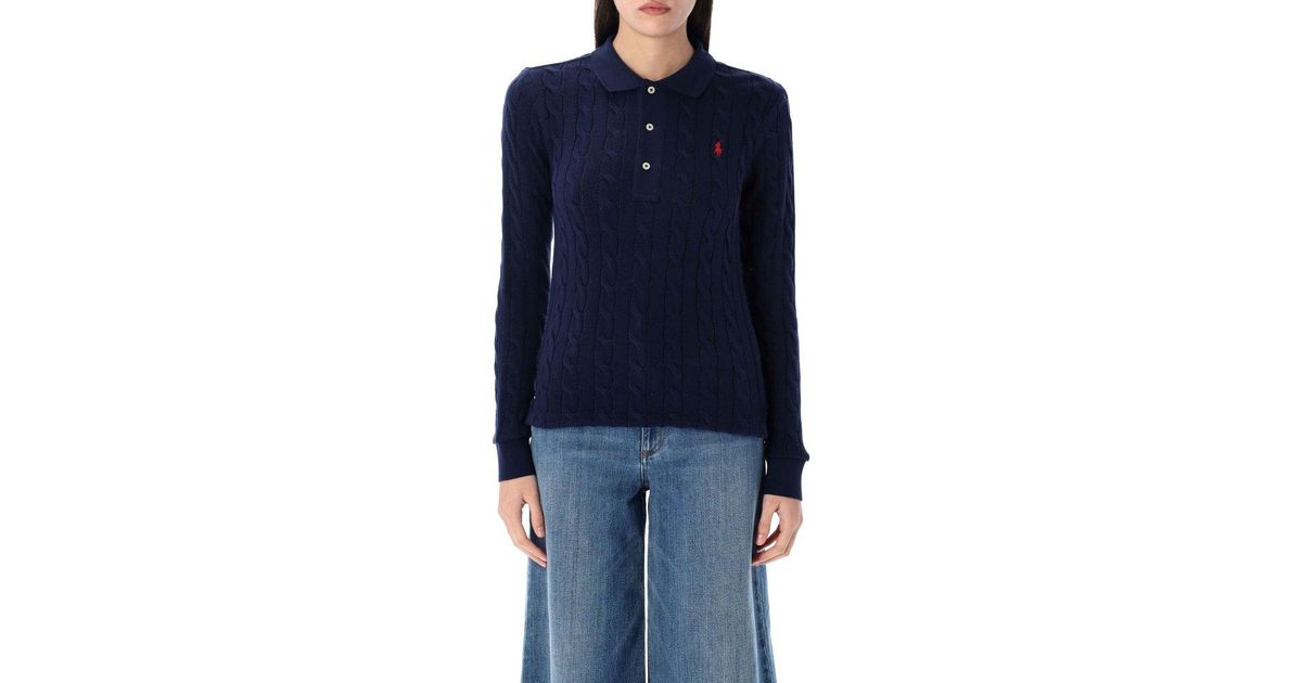 Polo Ralph Lauren Polo Sweater in Blue | Lyst