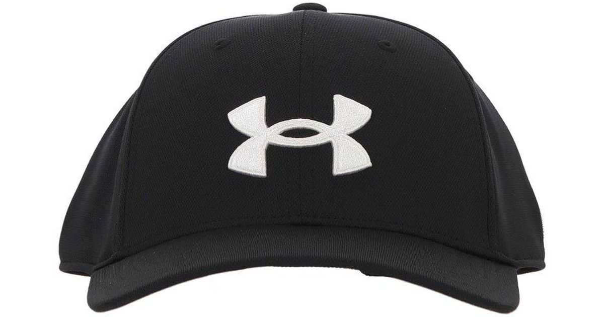 Under Armour Logo Baseball Cap in Black for Men | Lyst UK