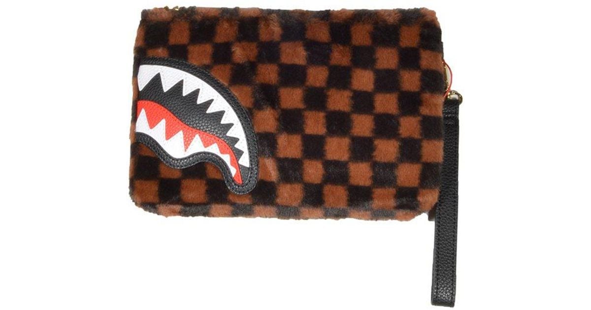 Sprayground Fur Sharks in Brown | Lyst