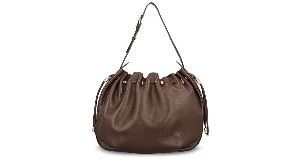 Zimmermann Halcyon Large Bucket Bag in Brown | Lyst