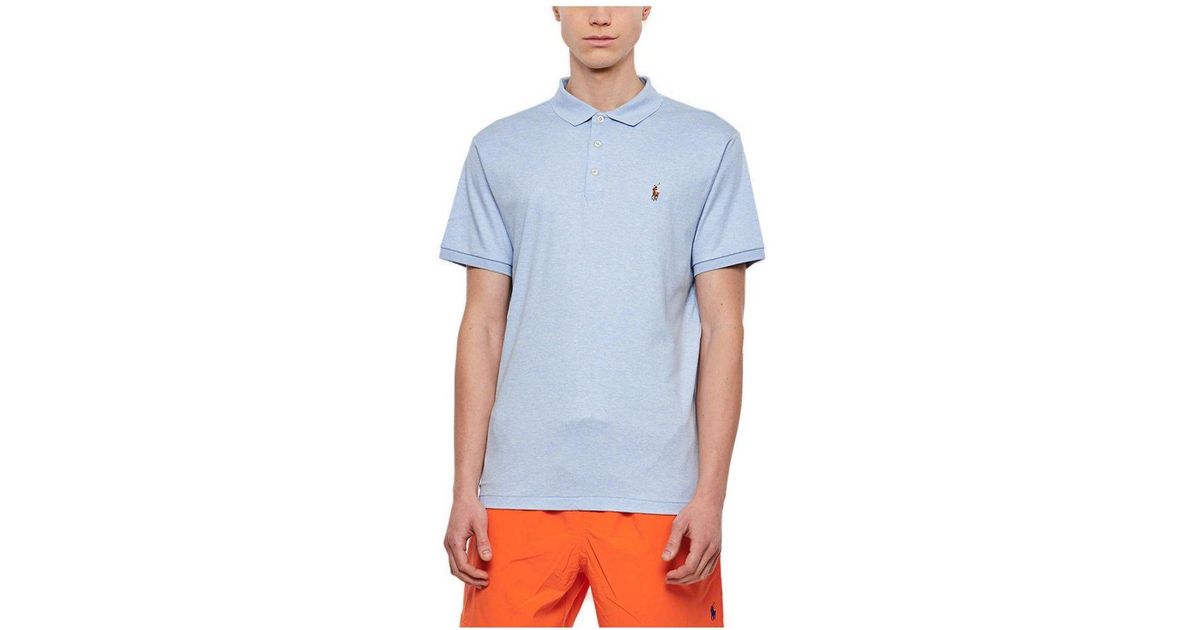 Polo Ralph Lauren Classic Polo Shirt in Blue for Men | Lyst