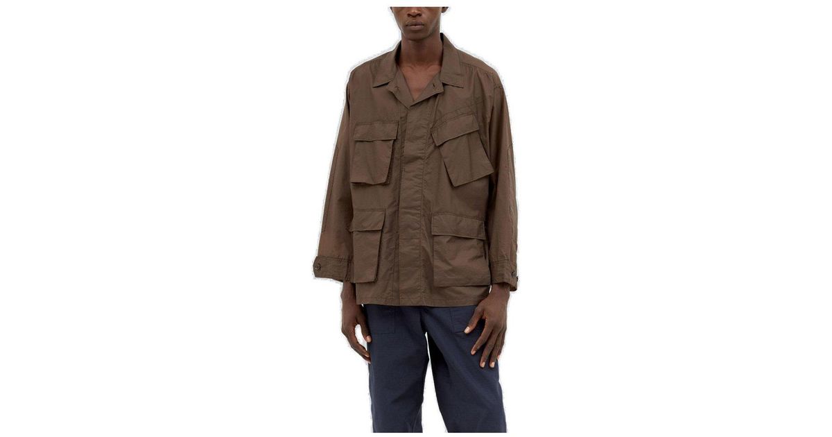 Engineered Garments Bdu Pocket Detailed Jacket in Brown for Men | Lyst UK