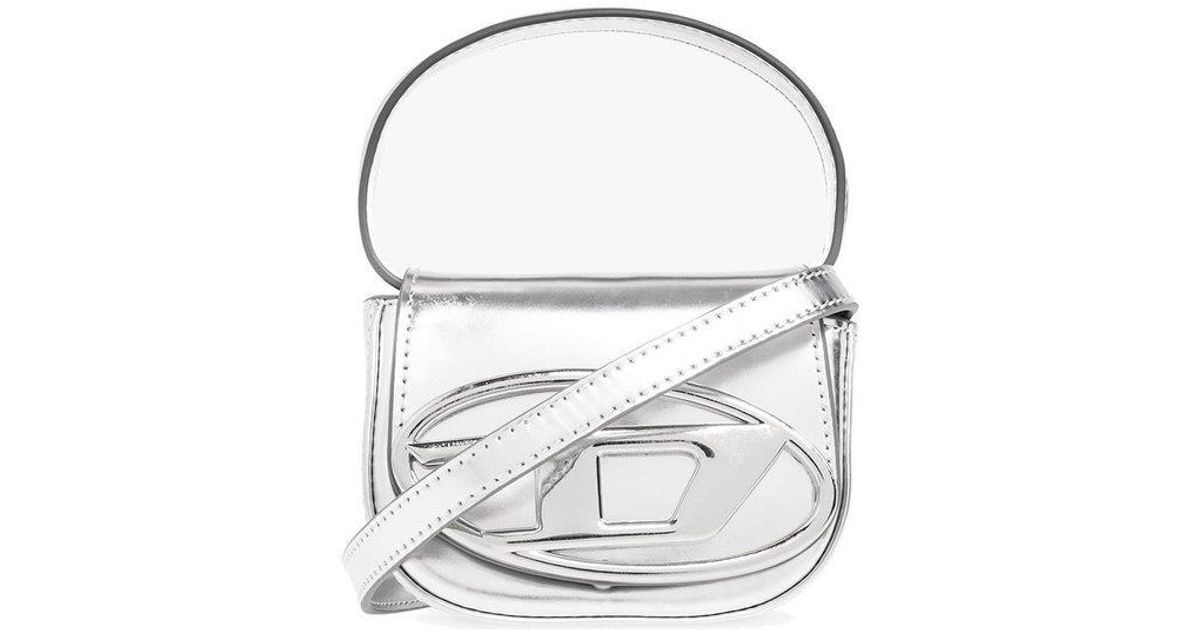 DIESEL 1dr-xs-s-iconic Mini Bag In Mirrored Leather in Metallic | Lyst