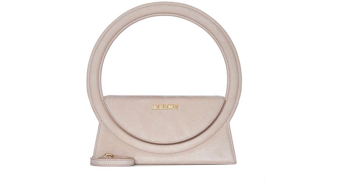Jacquemus Le Sac Logo Plaque Rond Tote Bag in White | Lyst Canada